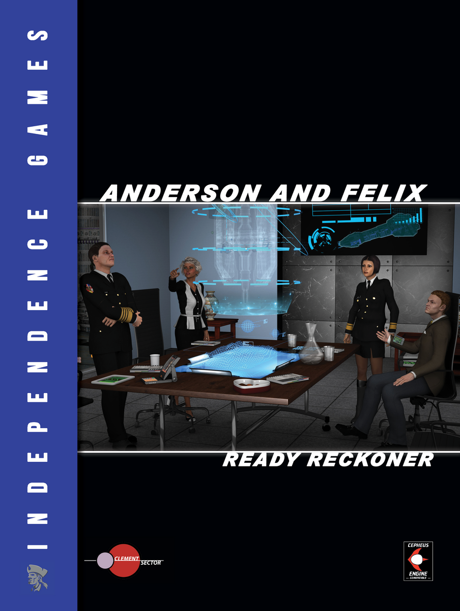Anderson and Felix Ready Reckoner (Softcover) – Independence RPG