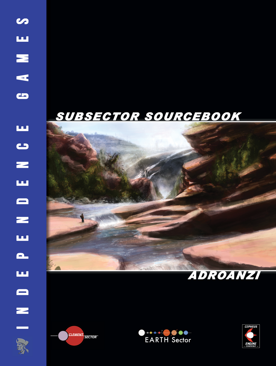 Subsector Sourcebook: Adroanzi is now available! – Independence RPG