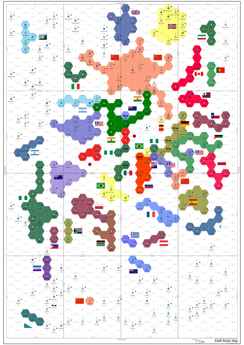 Earth Sector Map – Independence RPG